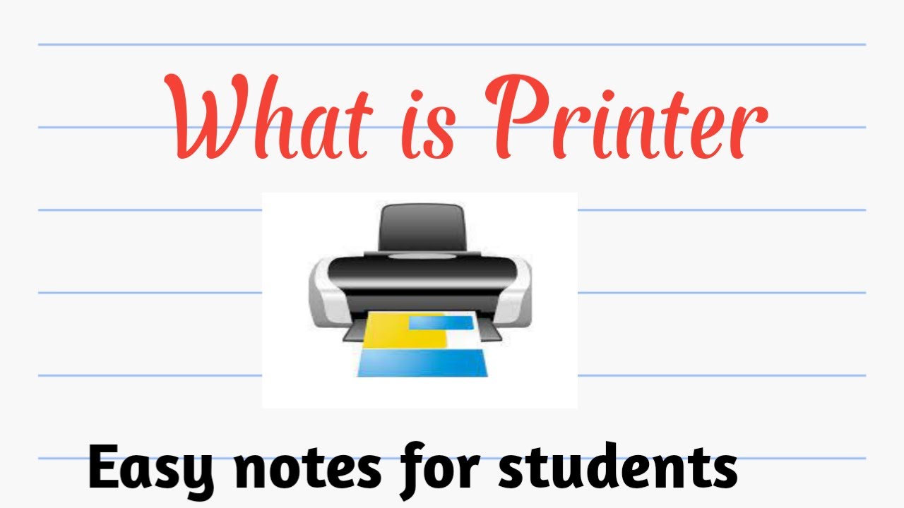 What is Printer || it's types || impact printer || non impactprinter ...