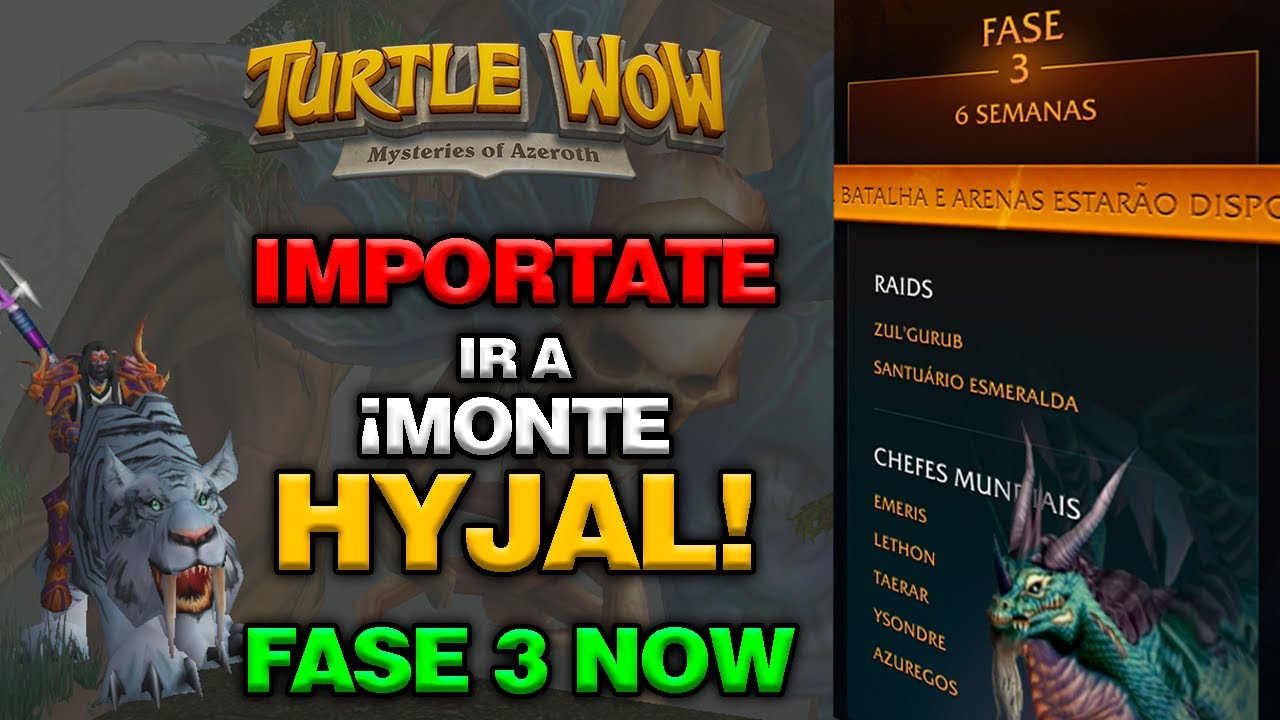 📢¡Fase 3 Turtle WoW SA!🐢 | Zul'Gurub y Emerald Sanctum llegan con ...