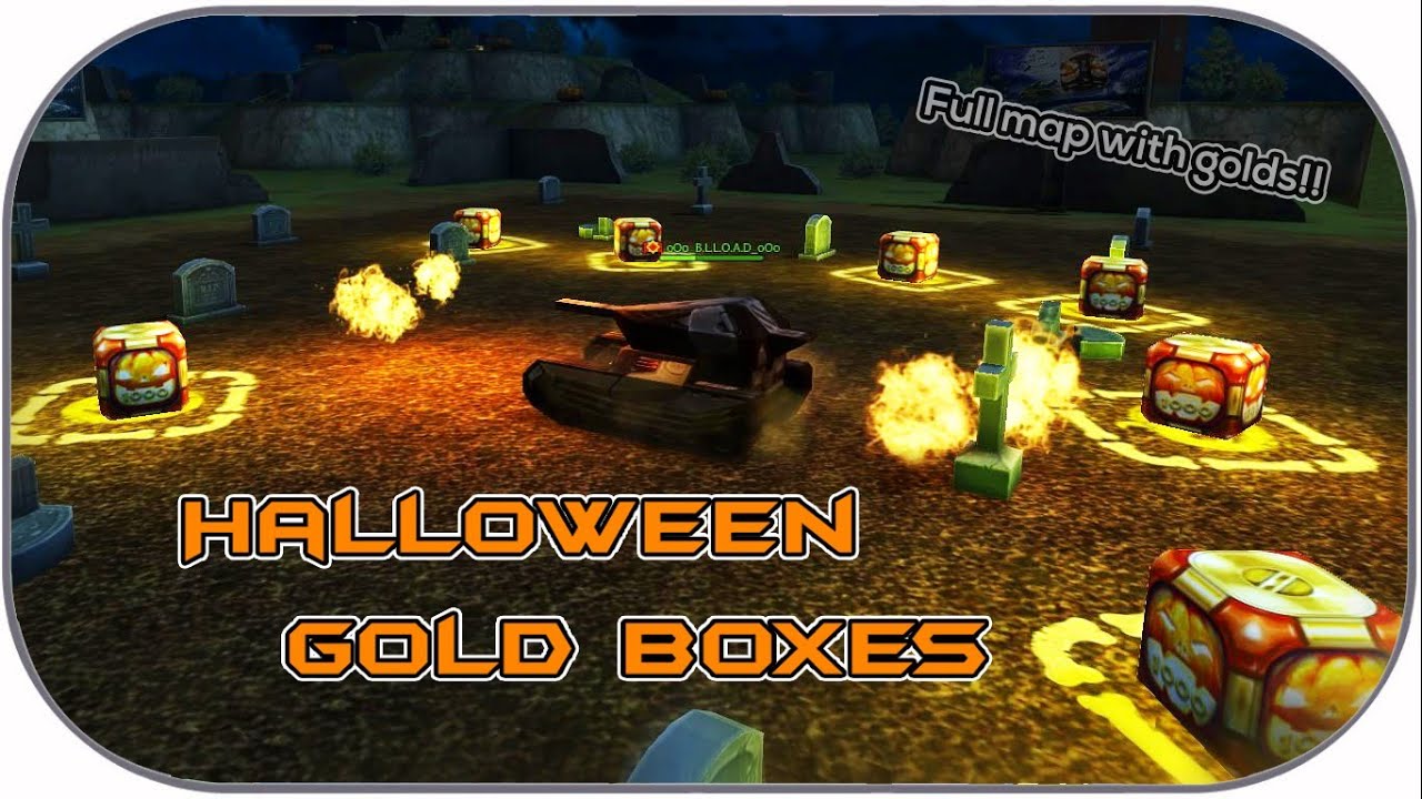 Tanki Online - Halloween full map with golds - YouTube