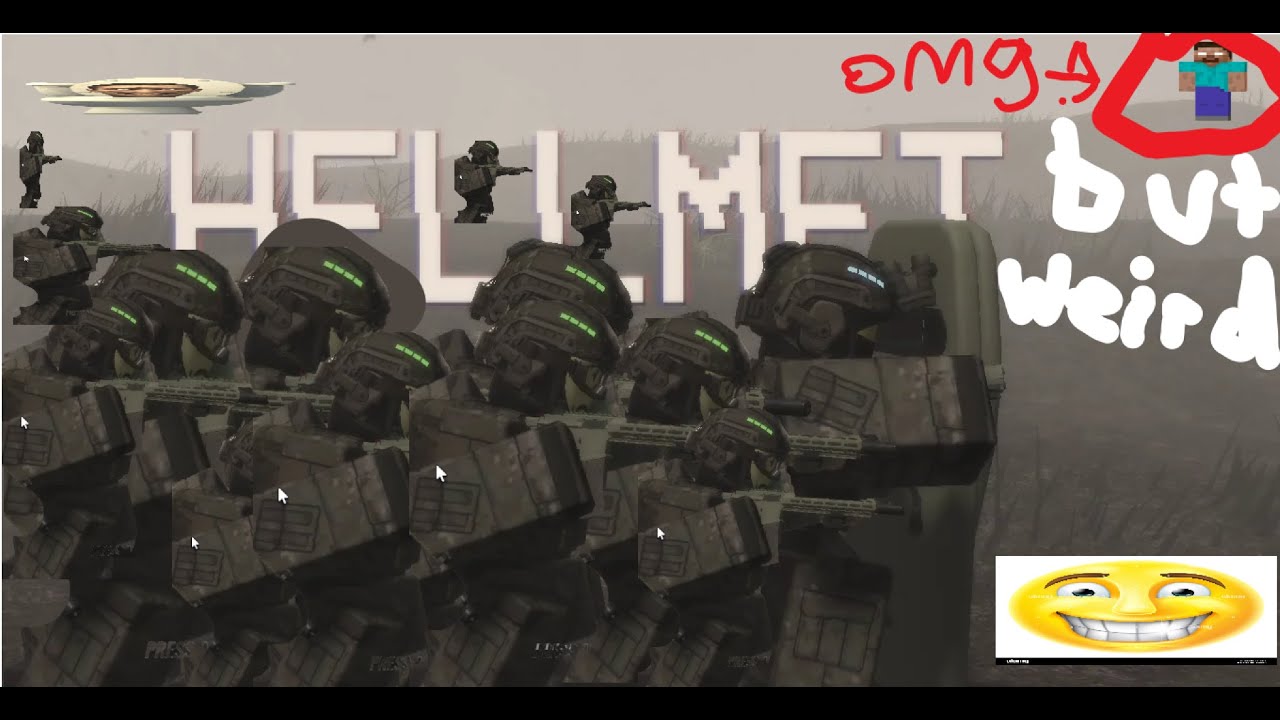 Roblox Hellmet but weird - YouTube