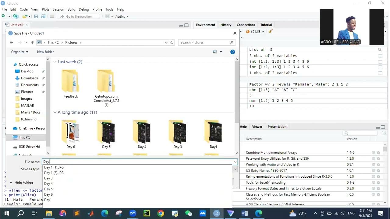 Data Import and Export plus Data Manipulation using R & RStudio: By OLANO TEAH BLOH - YouTube