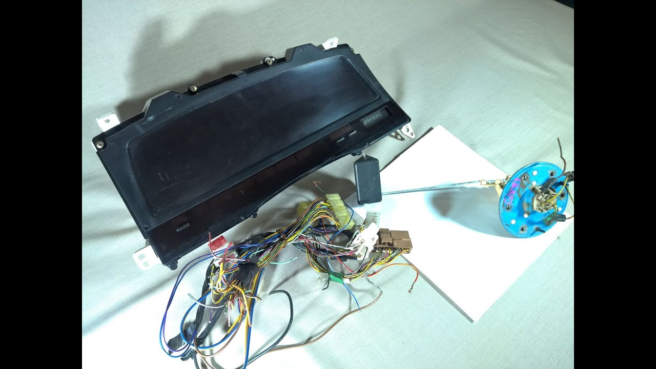 1988-92 JDM Digital Instrument Cluster Speedometer Gauge Toyota Cresta ...