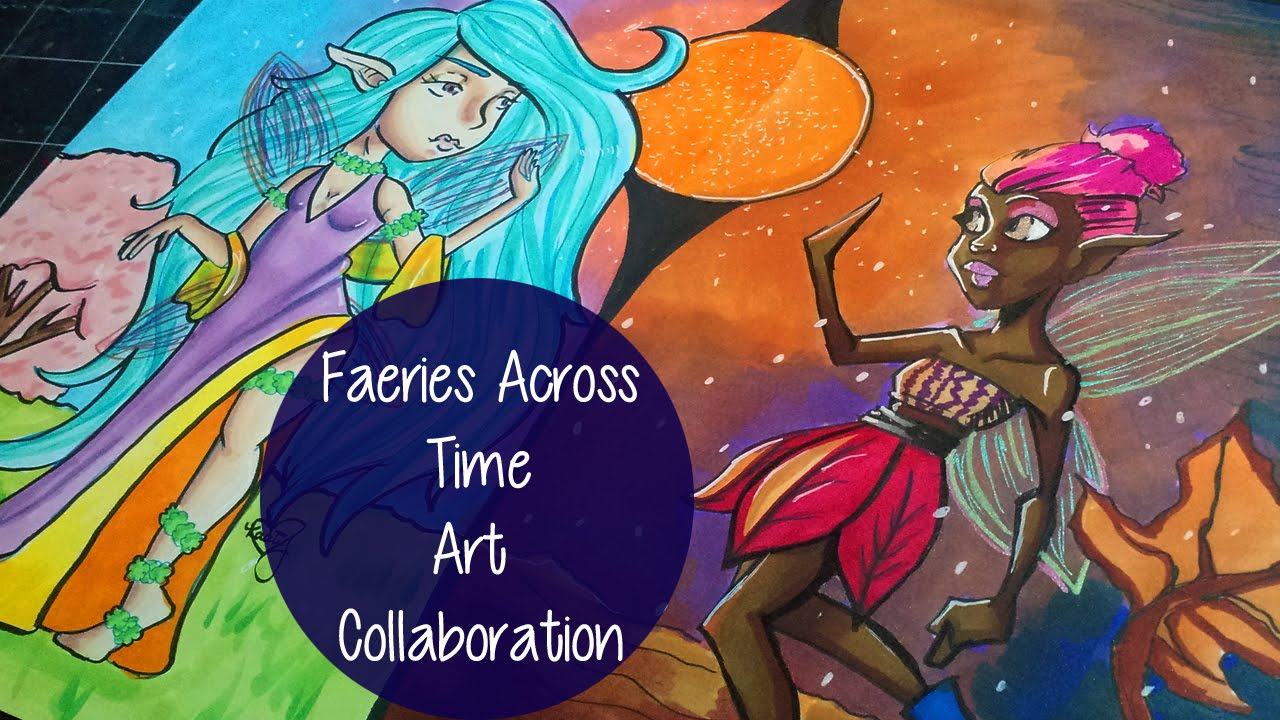 COLLABORATION w/ Goat-Bazaar-of-Art ~ Faeries Across Time ~ Copic ...