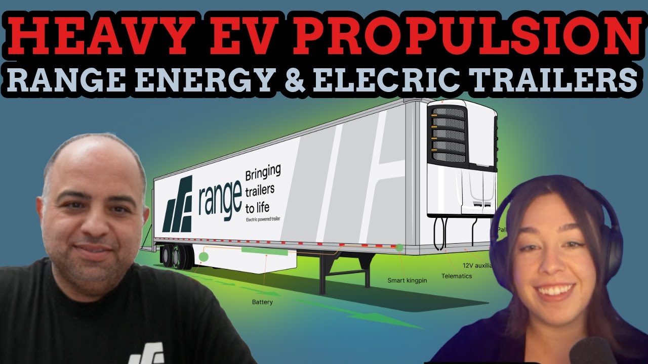 This Trailer Is Perfect For EV Semi Trucks! E Power Assistance For More ...