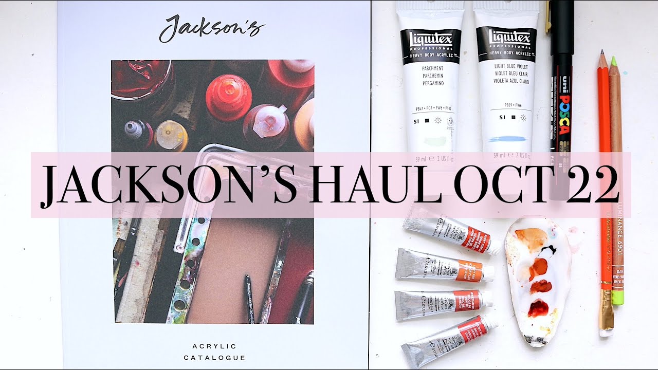 Jackson's Art Haul OCT 22 | Shopping Inside Jackson's Art Shop - YouTube