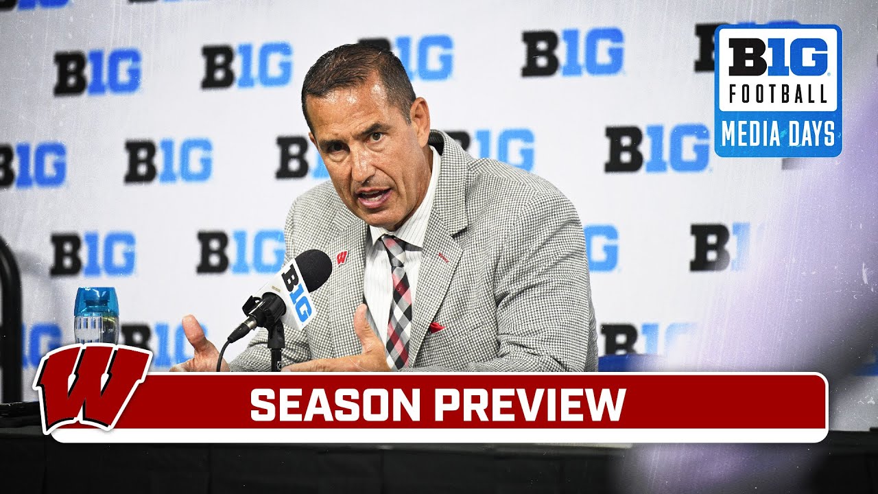 Wisconsin HC Luke Fickell Talks Season Preview | 2024 B1G Football ...