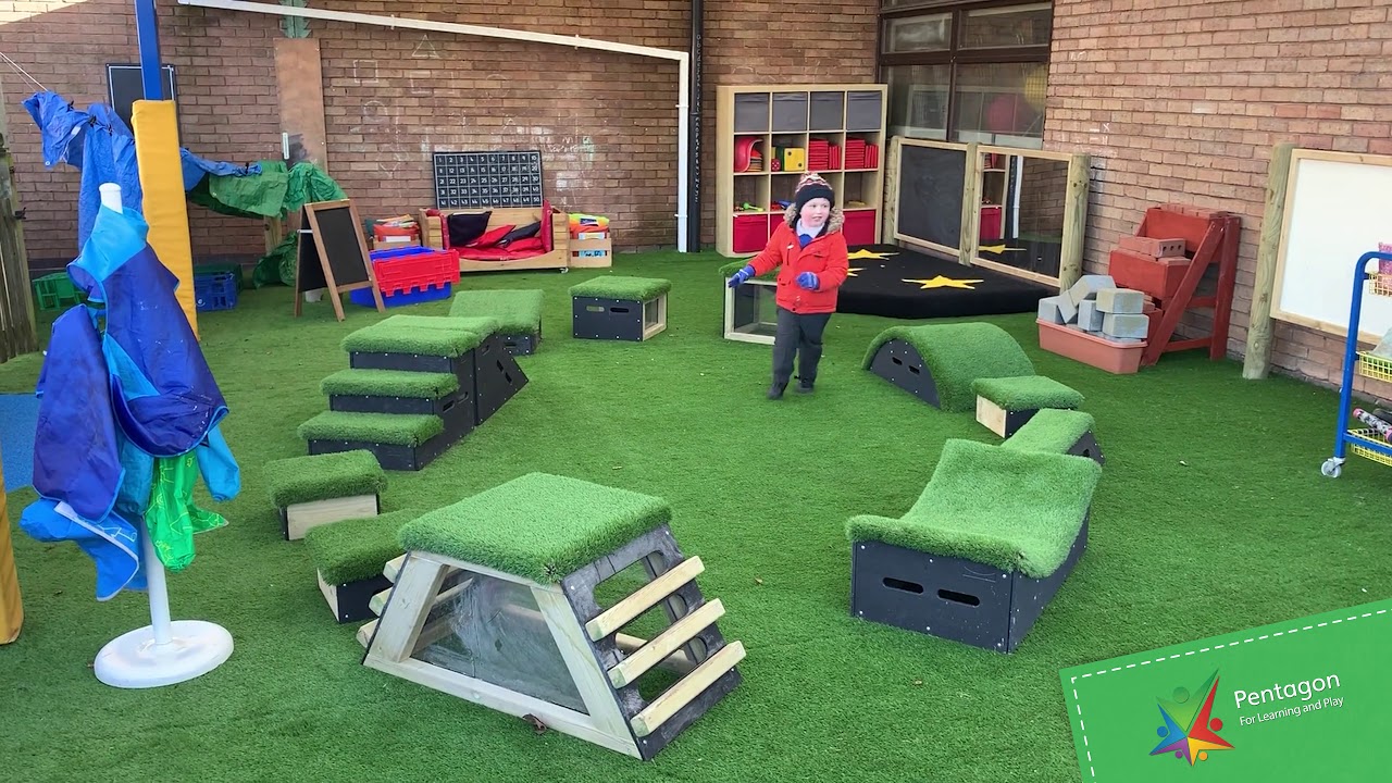 EYFS Playground Equipment St Joseph's Catholic Primary School - YouTube