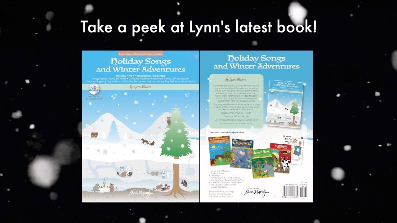 Sneak Peek: Holiday Songs and Winter Adventures Book! - YouTube