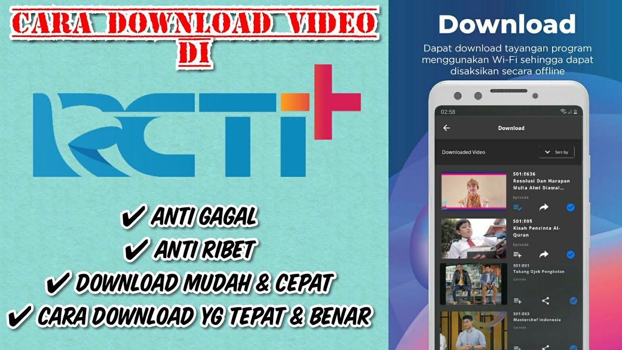 LENGKAP!!! Cara Simpan Video di RCTIplus // How To Save Video RCTI+ ...