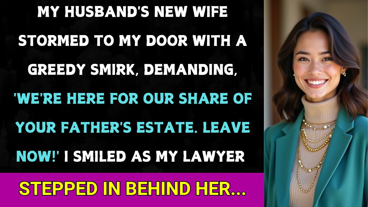 With a Greedy Smirk,My Husband's New Wife Stood at My Door and Said, We ...