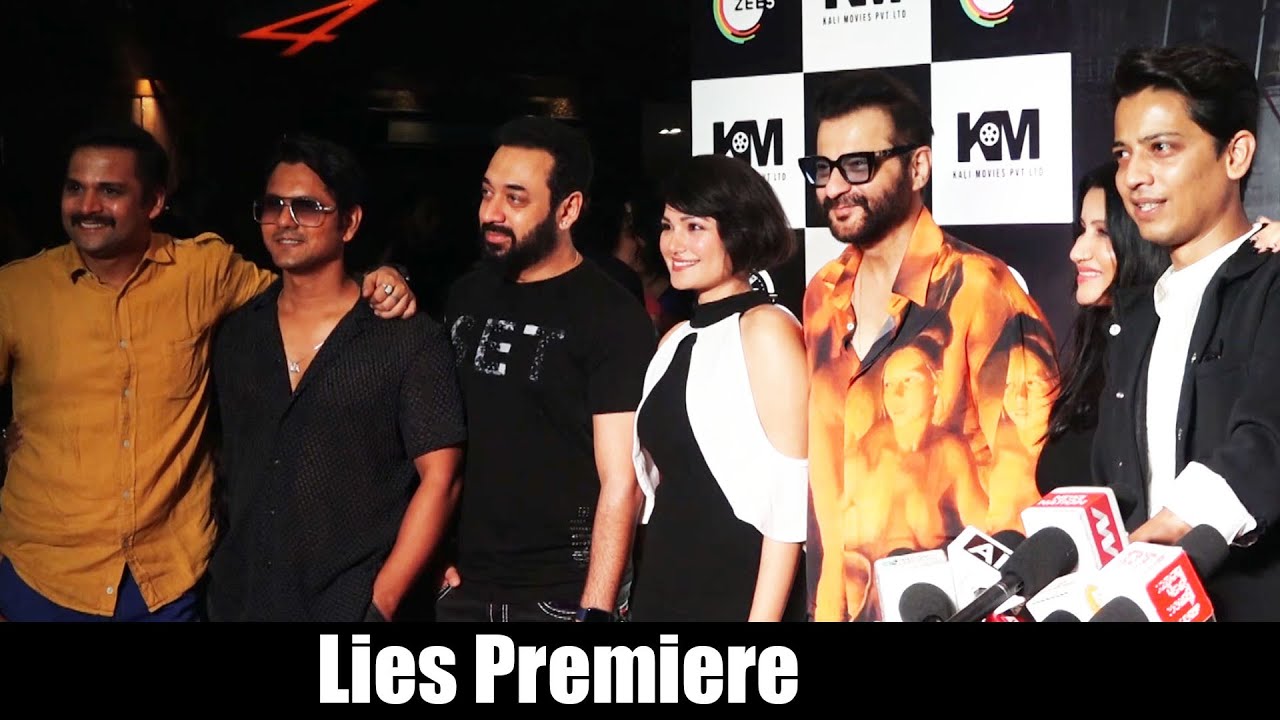 Sanjay Kapoor, Ssmilly Suri & More At Lies Premiere - YouTube