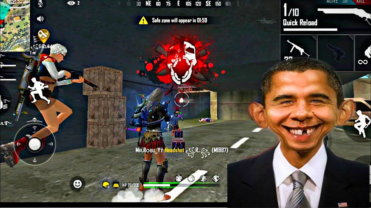 [FREE FIRE] BEST AUTO HEADSHOT KING Mr.robi_Yt.. ️ ️ ️ - YouTube