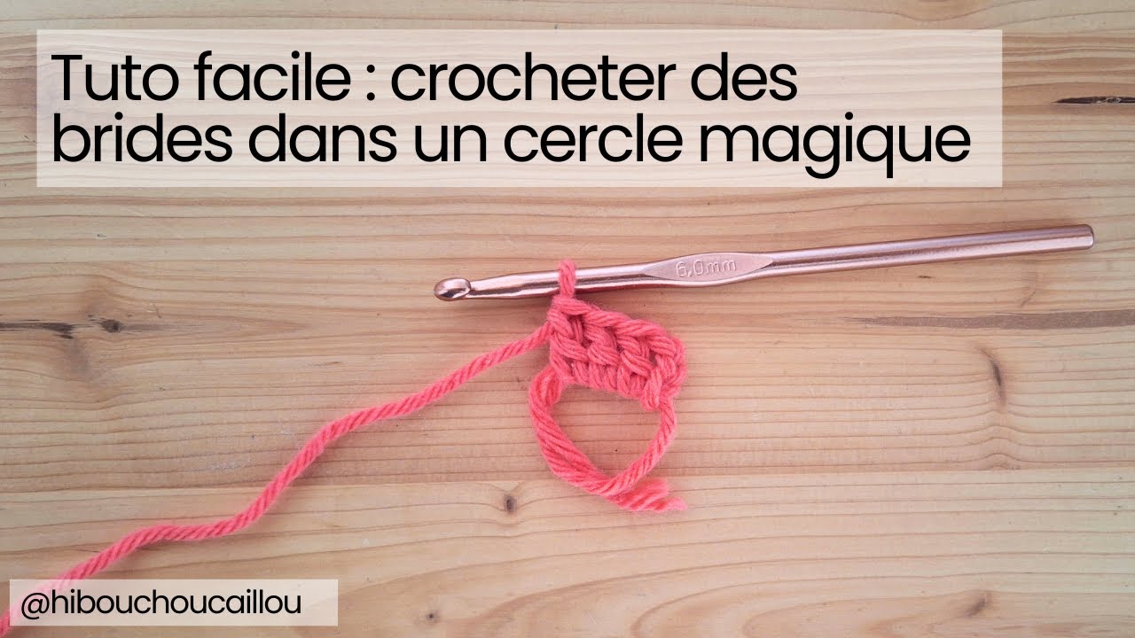 Tuto crochet : comment crocheter des brides dans un cercle magique ...