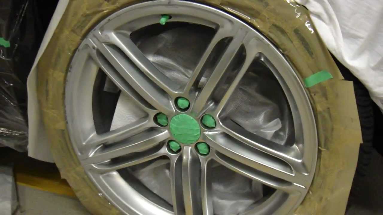 Fixing curbed rim Part 5: Masking - YouTube