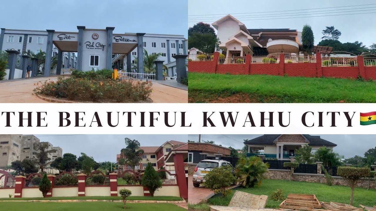 DRIVING THROUGH THE BEAUTIFUL KWAHU CITY || EASTERN REGION OF GHANA ...