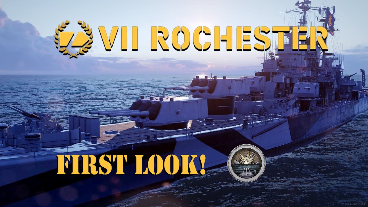 USS Rochester - Tier 7 Premium Cruiser - First Look! | World of ...