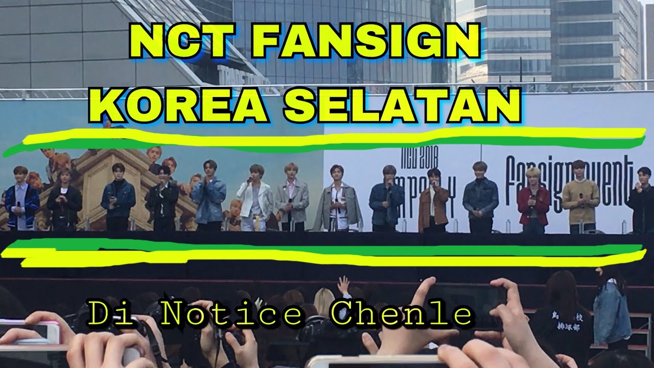 NCT FANSIGN EVENT (COEX MALL) GANGNAM, SOUTH KOREA - YouTube