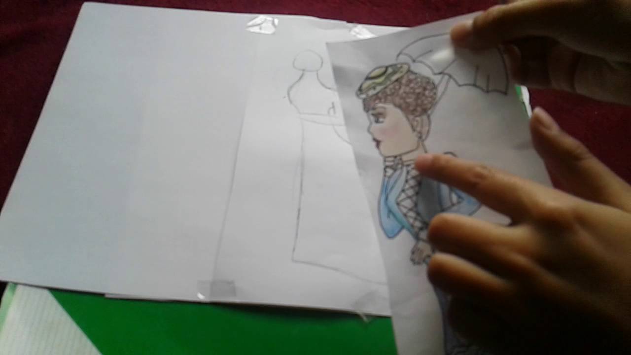 How To Draw Bustle Dresses - YouTube