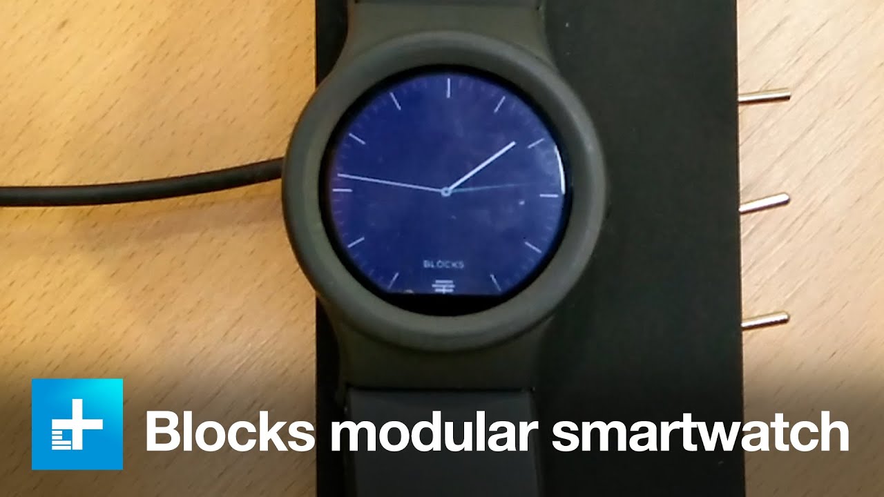 Blocks modular smartwatch prototype - Hands on - YouTube