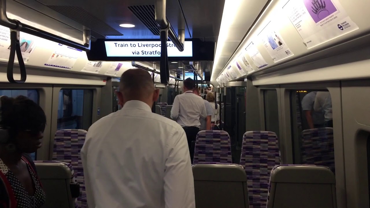 Elizabeth Line first train journey 22/06/17 - YouTube