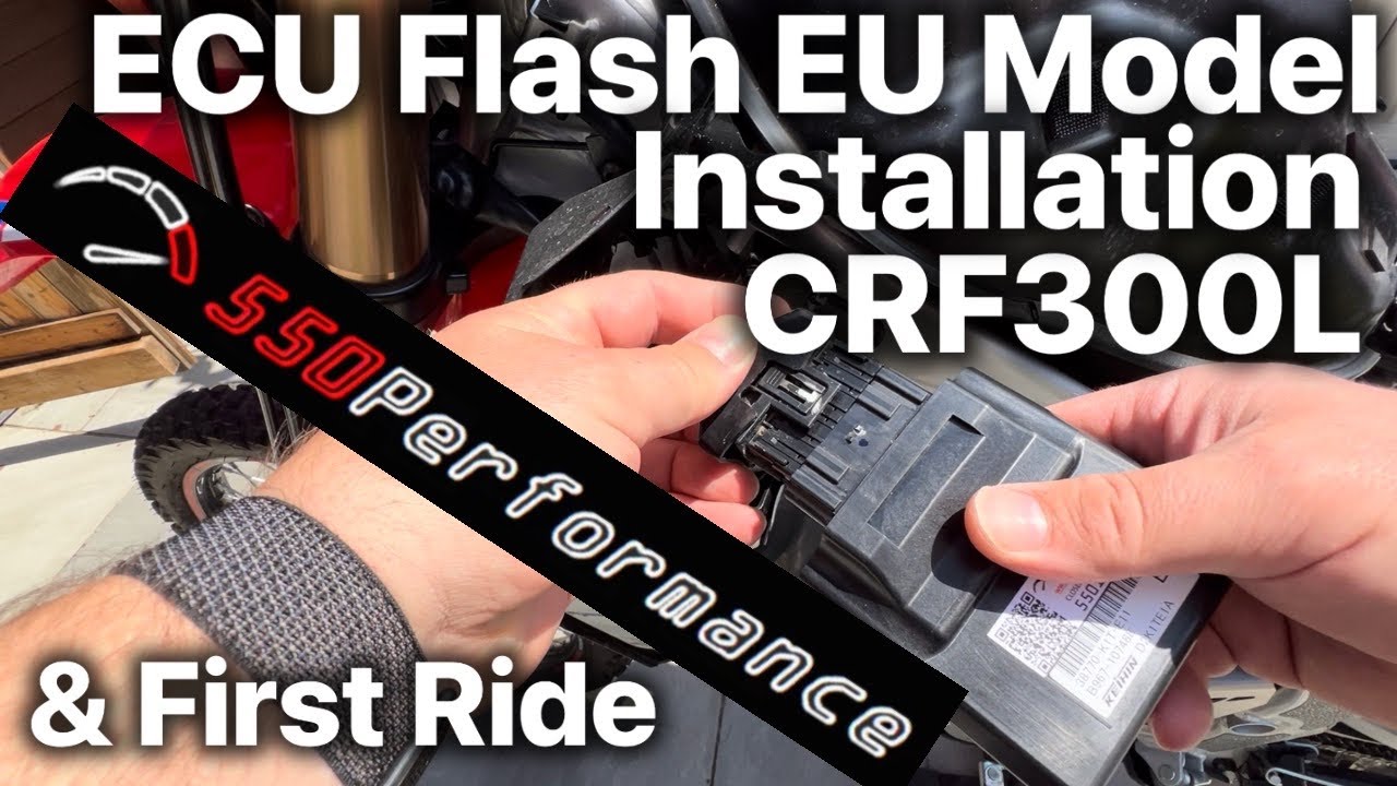 550 Performance ECU Flash | UK | CRF300L | Installation | First Ride ...