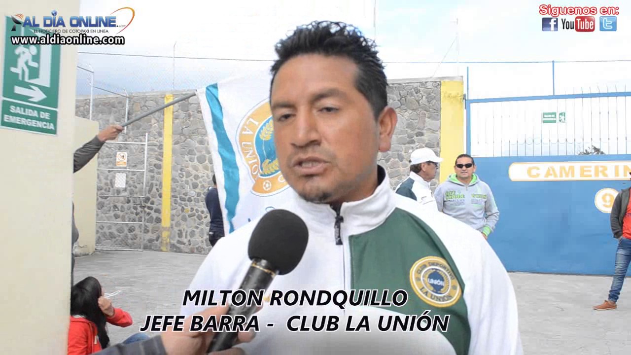 JORDAN MERCADO Y MILTON RONQUILLO CLUB LA UNIÓN - YouTube