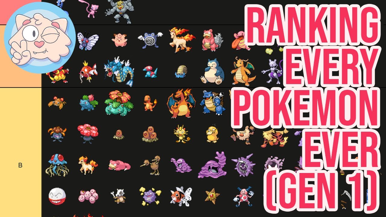 RANKING EVERY POKEMON EVER!! (Gen 1) | ASMR Whispers Rambling - YouTube