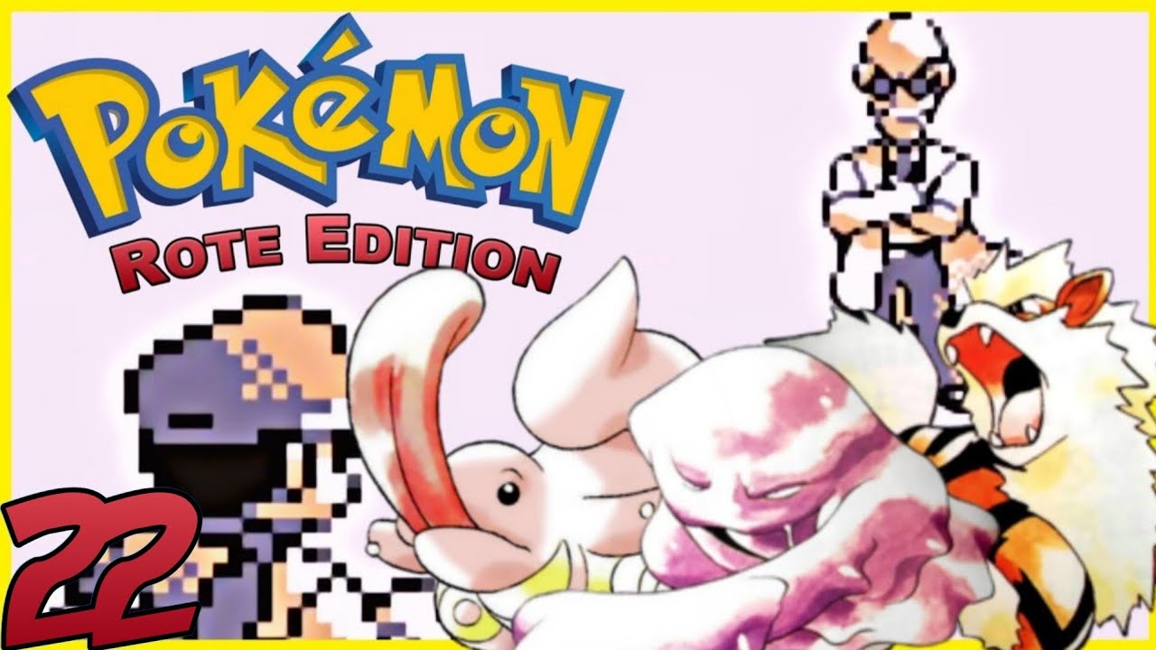 POKÉMON ROTE EDITION 🔥 | 22 | Arenaleiter Pyro und seine Feuer Arena ...