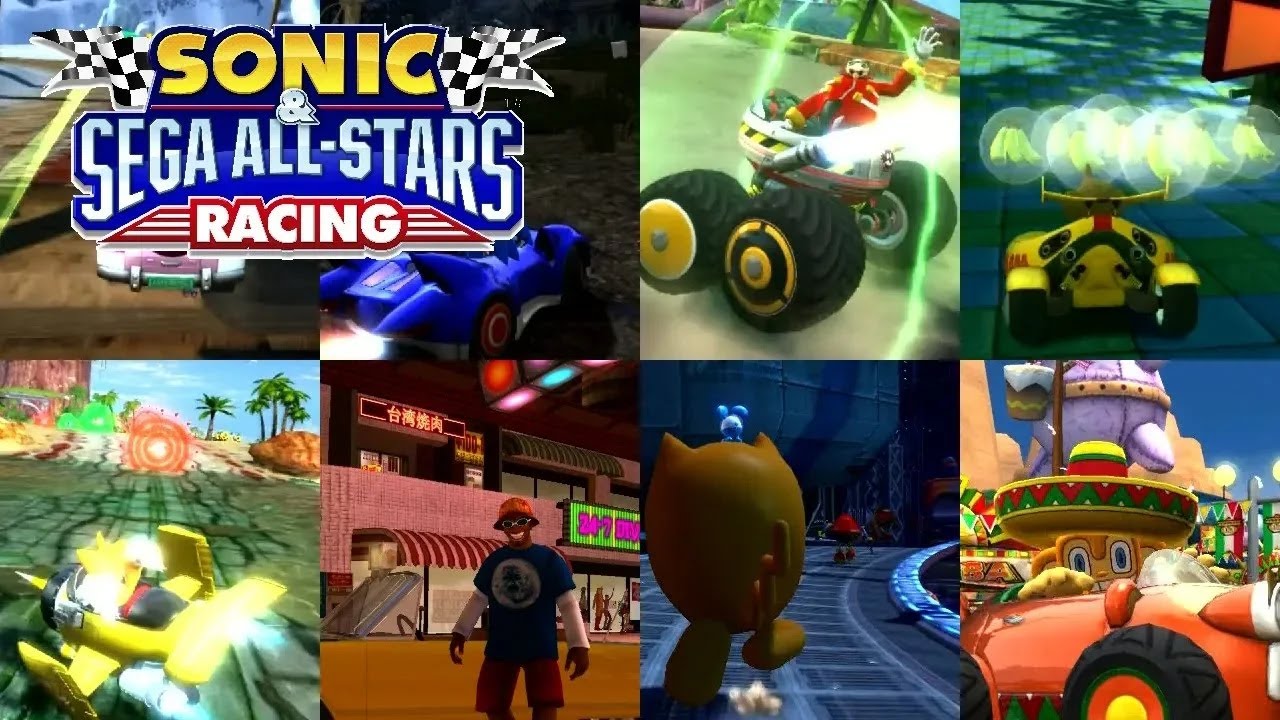 Sonic & Sega All-Stars Racing Walkthrough - Missions 25-32 (AAA Rank ...