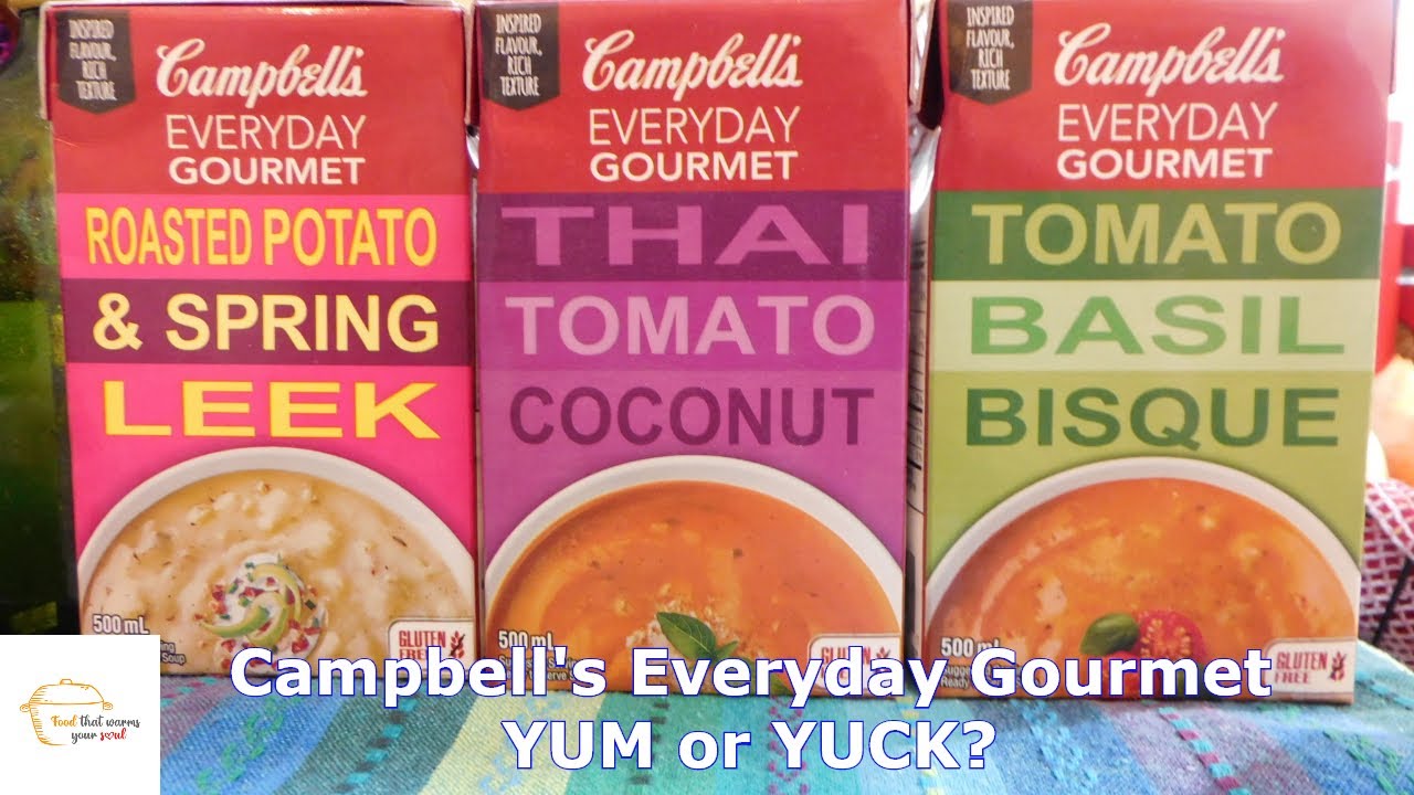 Campbell's Everyday Gourmet YUM or YUCK? : Thai Tomato, Tomato Basil ...