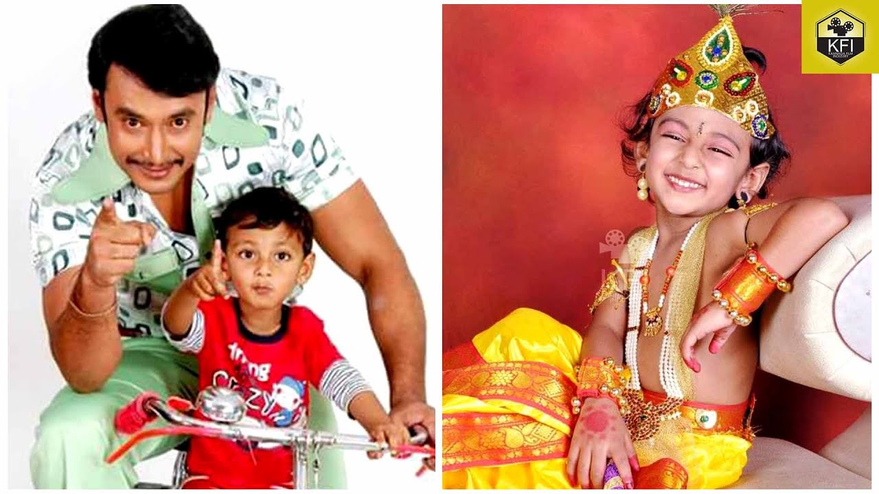 Darshan Lovely Photos With Son Vineesh | Challenging Star Darshan Son ...