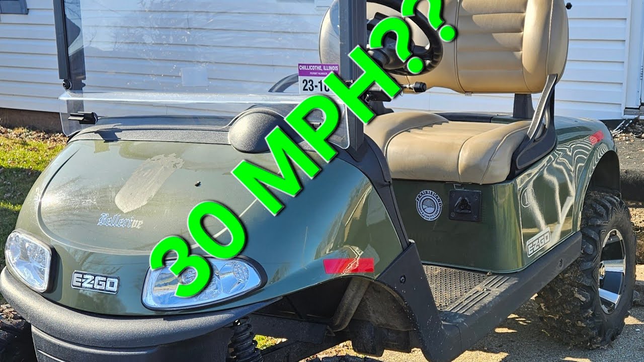 Ezgo RXV Suspension fix and how to get 30 MHP speed update. Part 1 ...