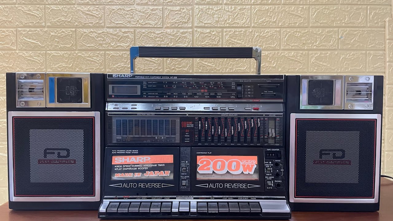 Giao dịch thành công-Sharp WF 939- -liên hệ Thuỳ Audio Sài Gòn 0945019268. - YouTube