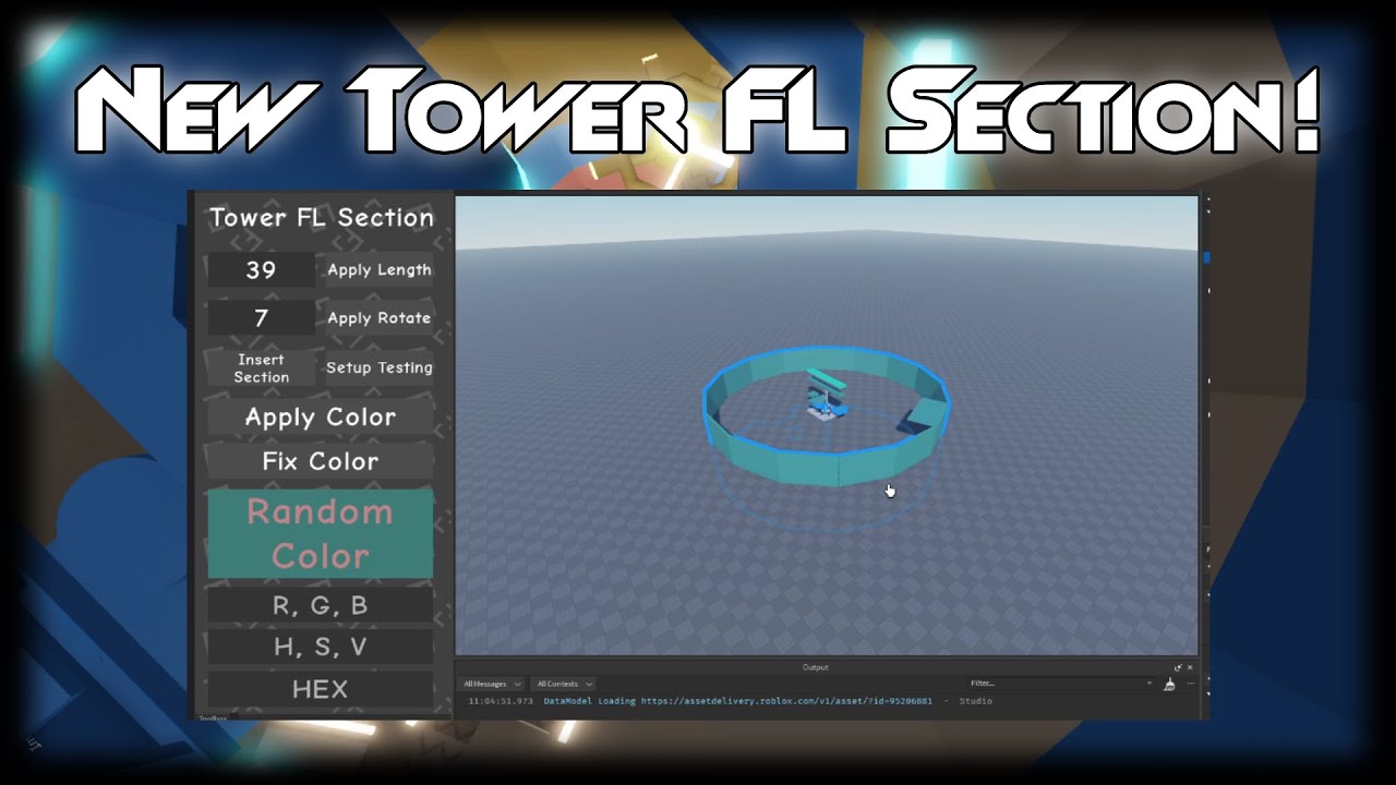 Tower FL Section Plugin Roblox Studio - YouTube