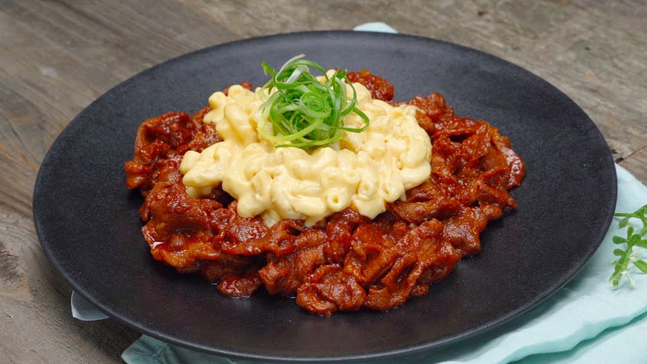 Mac&Cheese pork bulgogi / 맥불 - YouTube