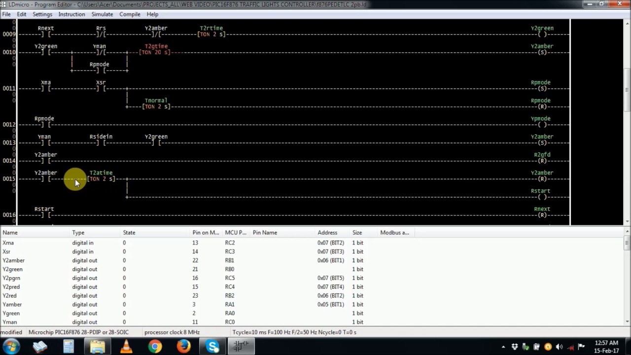 PIC16F876 PROJECT 2/2 - YouTube