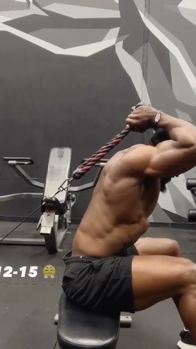Best 4 Exercises For Huge Triceps Triceps Workout At Gym