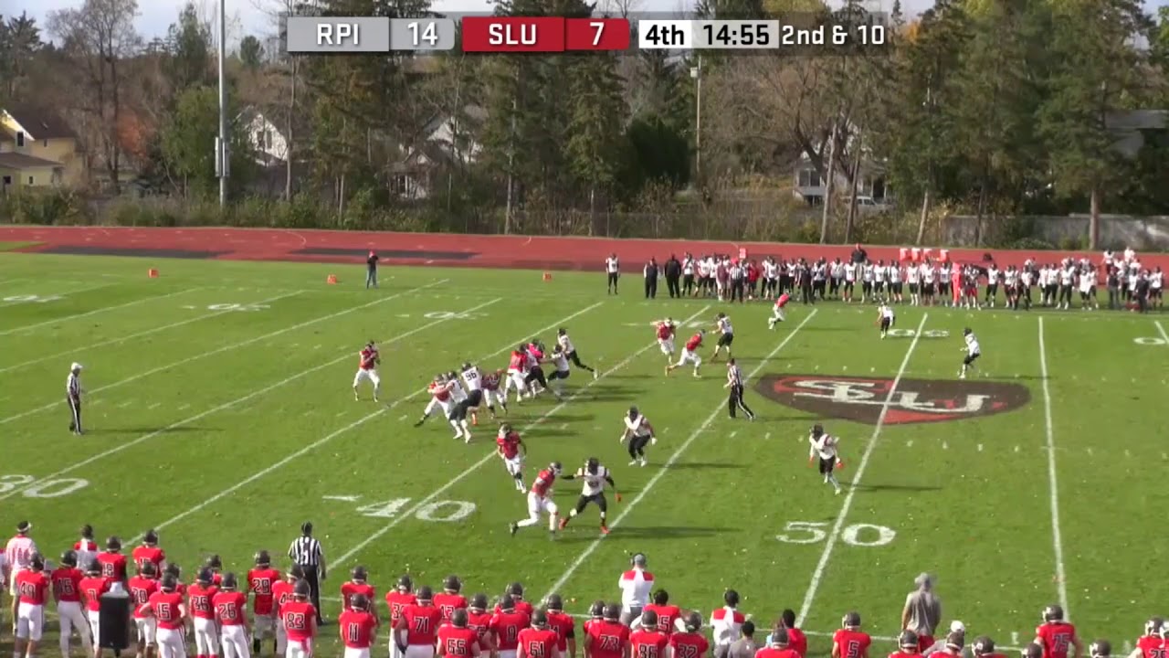 RPI 21, St. Lawrence 17 (football) - YouTube