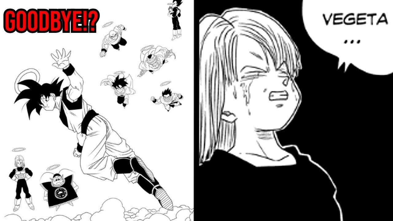 BULMA SAYS GOODBYE TO VEGETA AND BABY TRUNKS | THE DEATH OF THE Z ...