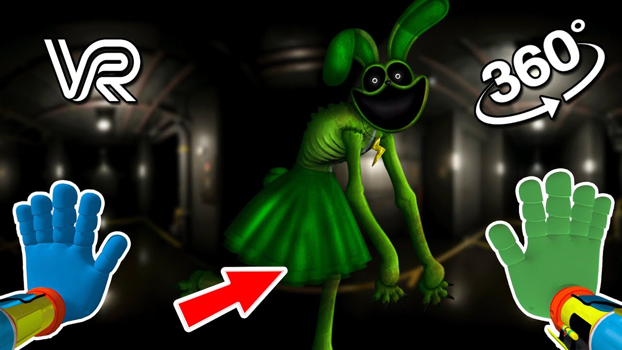 FIND Hoppy Hopscotch Monster VR 360° 😱 Poppy Playtime Chapter 3 - YouTube