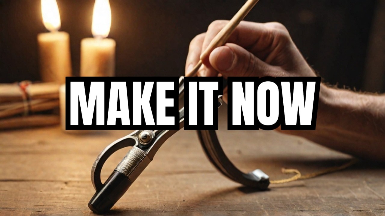 DIY Slingshot - Easy to make a Powerful and Simple Slingshot - YouTube