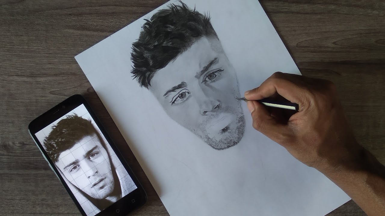 How to draw Zayn Malik|Zayn Malik Drawing - YouTube