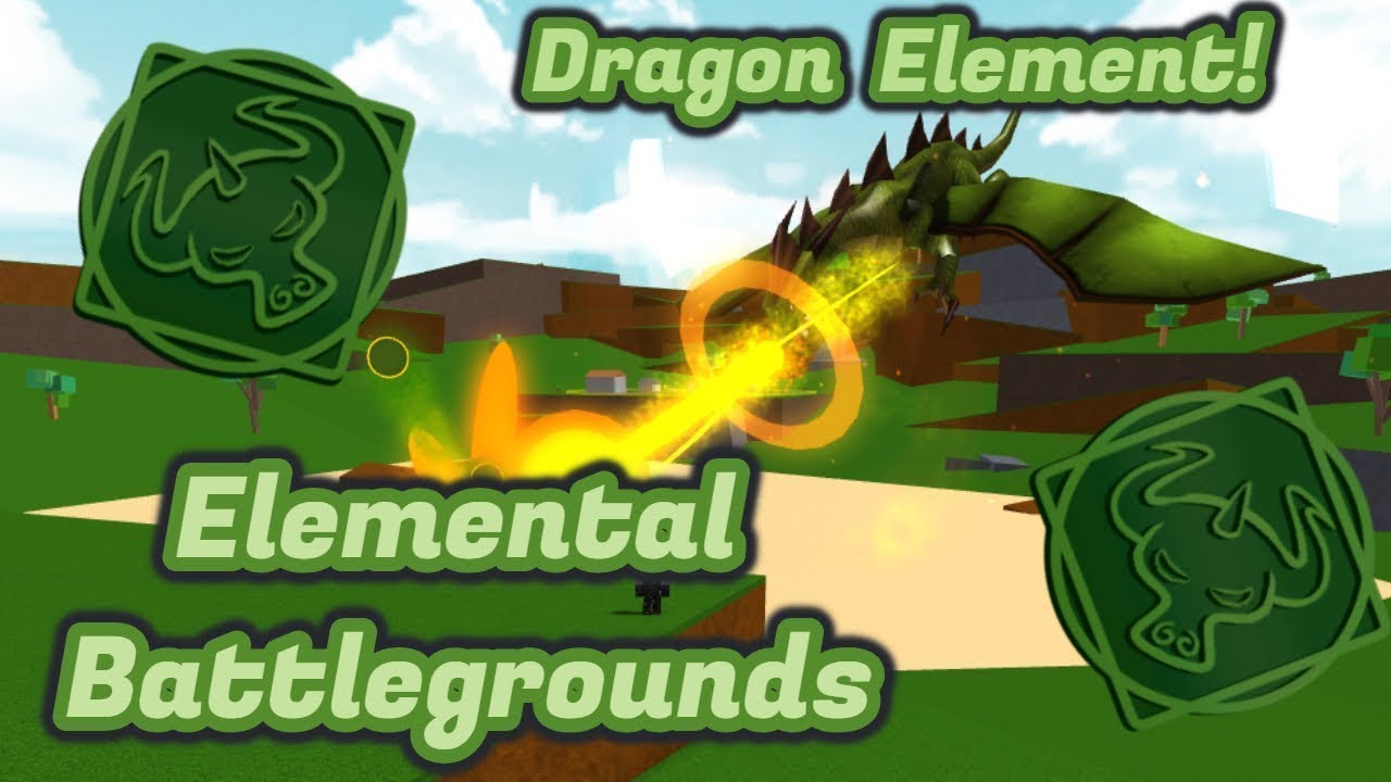 roblox Elemental battlegrounds dragon element showcase - YouTube