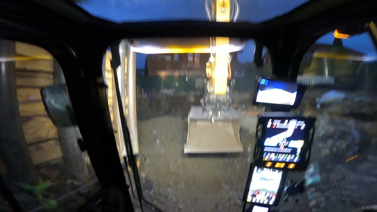 CAT 355 Next gen with oilquick and CAT tilt TSR23. Tests DandA 450dp ...