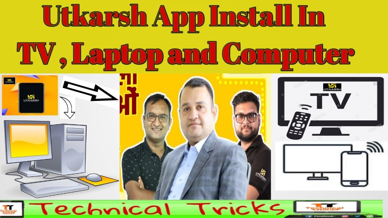 How Use Utkarsh App In Computer Laptop Smart TV | Utkarsh App Computer ...
