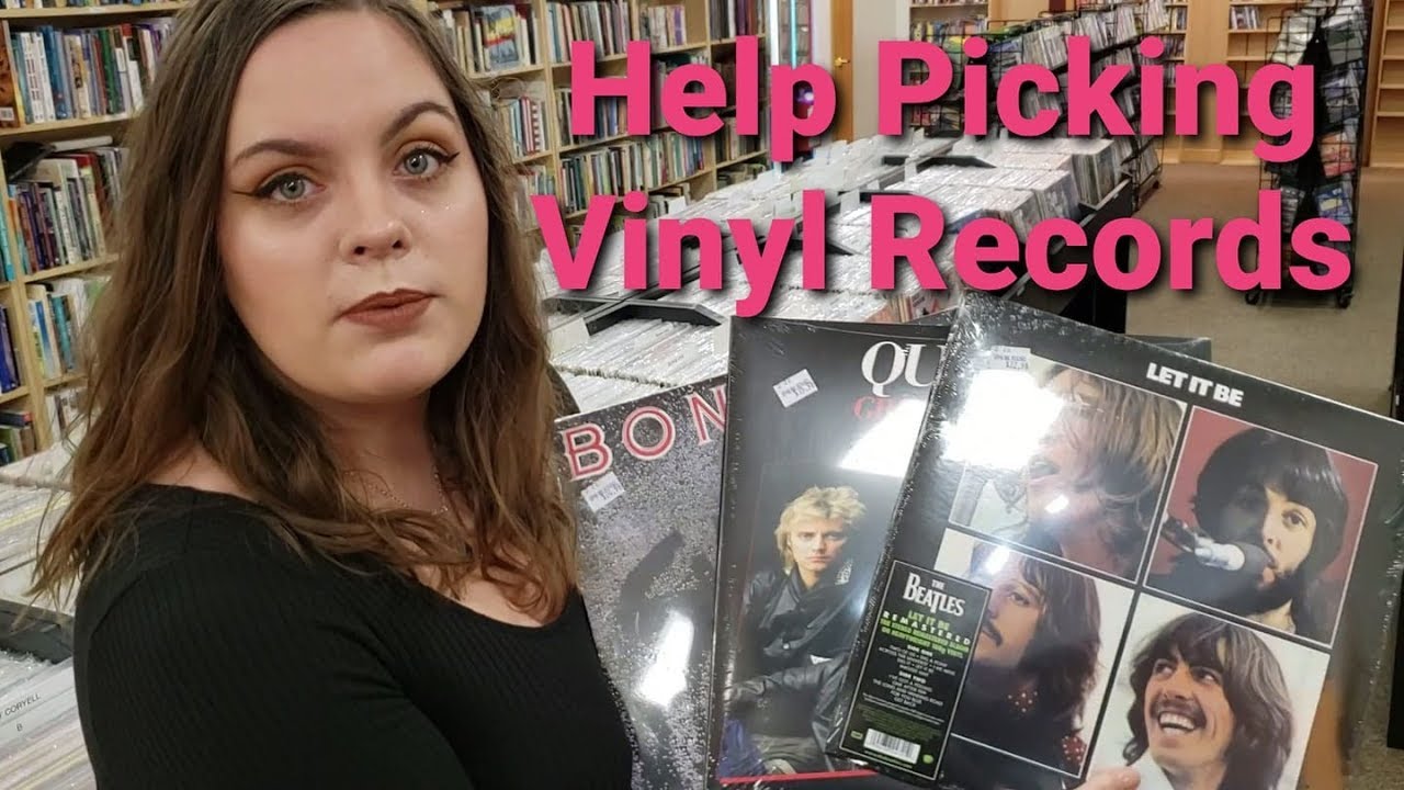 Picking out Vinyl Records for a Teenage Girls Record Collection - YouTube