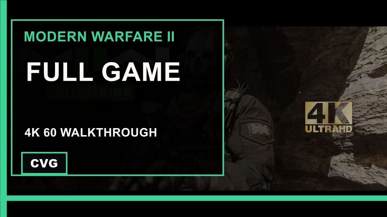 MODERN WARFARE 2 [2022 FULL GAME 4K 60] - YouTube
