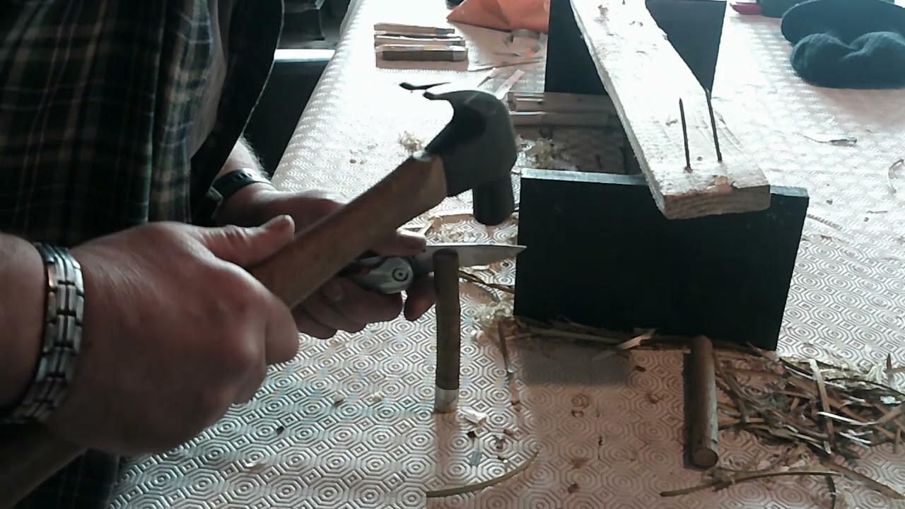 Real time Traditional Gypsy peg making. Version no 5 - YouTube