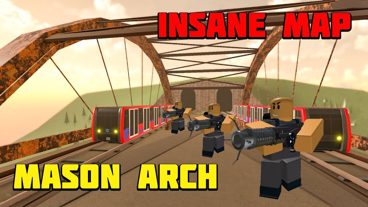 MASON ARCH map SOLO - Roblox Tower Defense Simulator - YouTube