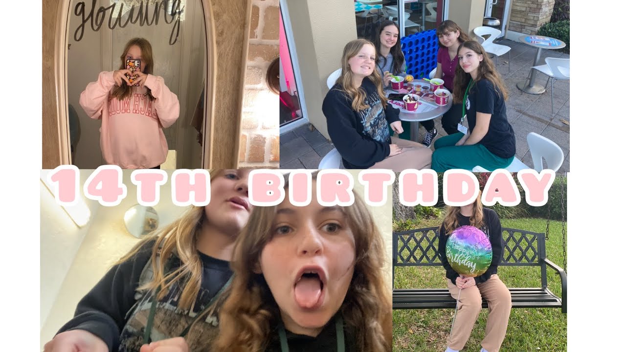 14th birthday vlog!!! - YouTube